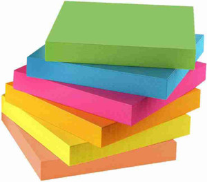 Flipkart.com | wisdo Fluorescent paper Self Adhesive Memo pad sticky ...