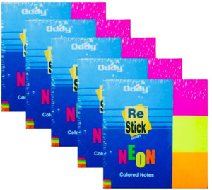 Flipkart.com | Oddy NEON STICKY NOTES 1" X 3" (Pack of 10, 25 X 75mm ...