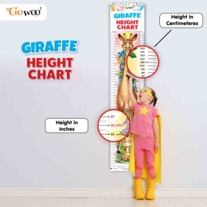 GIRAFFE HEIGHT CHART | Giraffe Adventures: Tracking Growth with the ...