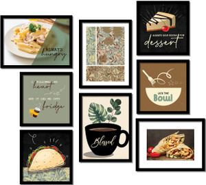 Kitchen Quotes Frames - KItchen Wall Decor - Wall Posters with Frame ...