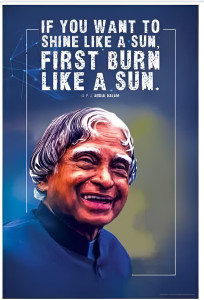 APJ Abdul kalam Motivational Wall Posters and Inspirational Quotes for ...