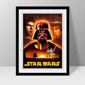 STAR WARS FRAMED POSTER| A4 SIZE FRAME| ROCKERY FRAMES Paper Print ...