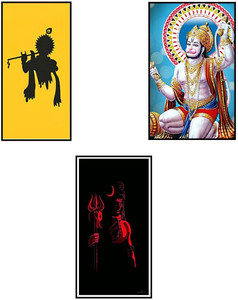 'Spiritual / Gods Posters' (Pack of 3) for Room & Office Paper Print ...