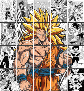 Set of 20 goku wall poster | dbz manga wall collage kit| 300 GSM poster ...