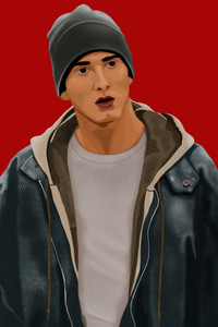 Eminem Rapper Poster for Room Wall Decoration, Size - 12 X 18 inches ...