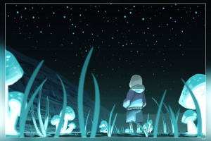 Undertale Sans Undertale Matte Finish Poster Paper Print - Animation ...