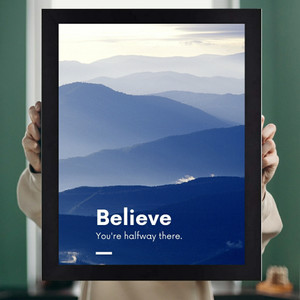 Motivational Brainy Wall Framed Poster Paper Print - Quotes ...