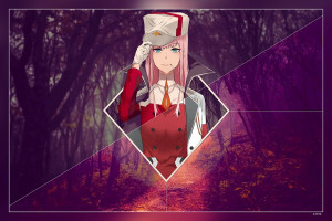 Zero Two Darling In The Franxx Darling In The Franxx Matte Finish ...