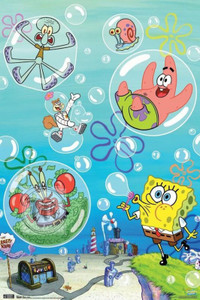 Cartoon Character Posters for Room, Unframed, with Double Sided Tape ...