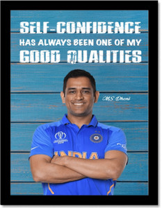 MS Dhoni Motivational Quotes frames for OFFICE & STUDENT- Framed ...