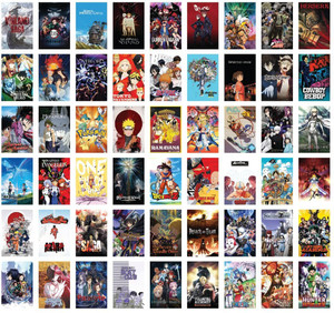 Aesthetic Anime Manga Wall Collage Kit Posters with Double-Sided Tape ...