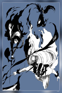 Ichigo Anime Bankai Bleach Kurosaki Manga Tensa Zangetsu Vasto Lorde ...
