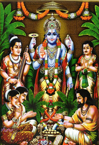 Poster Lord Satyanarayan Satyanarayana Shree Satya Narayan sl-17529 ...