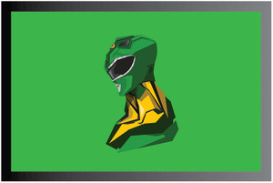 Power Rangers Frame Poster For Room Synthetic Wood Gloss Lamination F21 ...