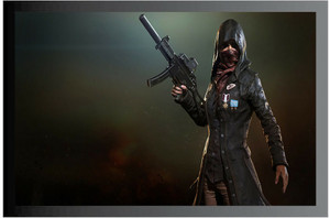 Pubg Game Frame Poster For Room Synthetic Wood Gloss Lamination F116 ...