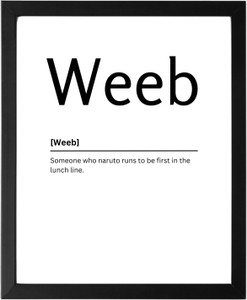 Weeb 9.5 X 11.5 UNFRAMED Dictionary Definition Art Print Poster Wall ...