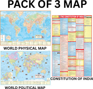 WORLD ENGLISH MAPS (Both Political & Physical) Constitution of India ...