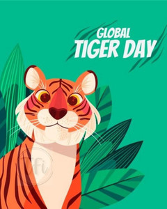 Tiger Poster | Tiger Posters for Room | Unframed | With Self Adhesive ...