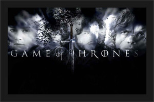 Game of Thrones GOT Poster with A4 Size Frame F-580 Paper Print ...