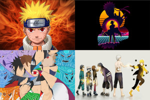 Naruto 4 Poster Combo|Naruto Uzumaki,Sasuke Uchiha,Kakashi Hatake ...