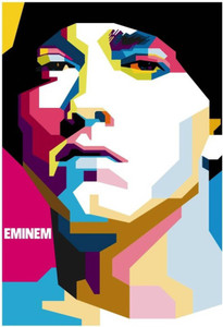Poster Eminem sl-9719 (Large Poster, 36x24 Inch, Banner Media Print ...
