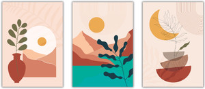 Set Of 3 Aesthetic A4 Size Poster for Wall Decoration Paper Print ...