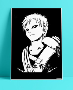 YAA - Gaara Naruto New Premium Design Anime Poster 01 (12 inch x 18 ...