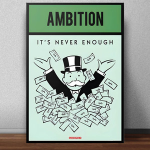 Motivation Quote Ambition Poster for Room & Office (13 Inch X 19 Inch ...