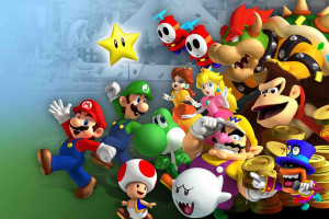 Cartoon Game "Mario" Poster|Kids Cartoon Game Wall Poster|Decorative ...