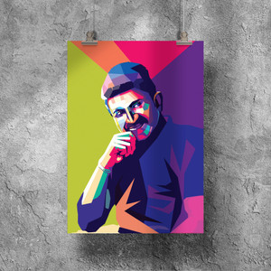 Puneeth Rajkumar, Appu Portrait Fine Art Print - Raghavendra G posters ...