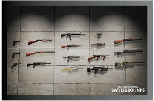 Pubg Game Frame Poster For Room Synthetic Wood Gloss Lamination F126 ...