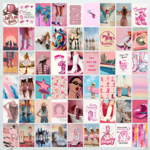 Girls Aesthetic Mini Posters Set of 54 (Frame-less) | Stylish Room ...