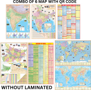 MAPS FOR UPSC (PACK OF 7) BIHAR POLITICAL, INDIAN CONSTITUTION, INDIAN ...