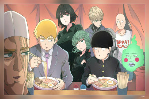 Crossover Ekubo Mob Psycho Fubuki One Punch Man Genos One Punch Man ...