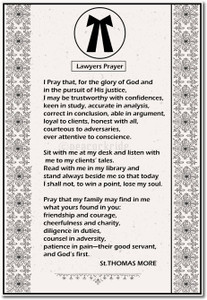 Advocate I Lawyer I Lawyers Prayer I Wall Poster A4 Fine Art Print ...