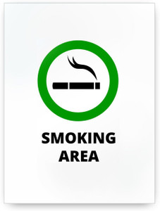 Smoking Area Wall Posters | Smoking Sign Area Posters For Office, Cafes ...