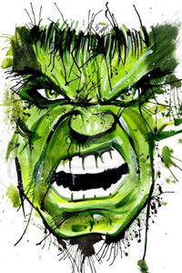 Hulk Poster |Hulk Posters for Room | Superhero Hulk Posters | Unframed ...