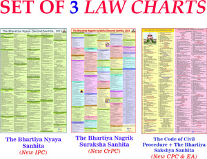 New Law Charts | Set of 3 | Laminated | 55x 90 cm Fine Art Print ...