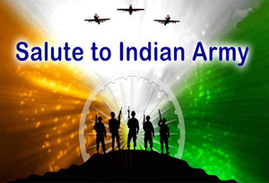 Poster Salute To Indian Army sl-14977 (Wall Poster, 13x19 Inches, Matte ...
