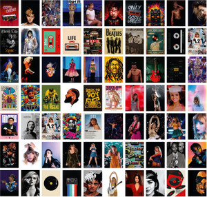 Wall Posters Hollywood Singer COLLAGE KIT 250 GSM PREMIUM PAPER (PACK ...