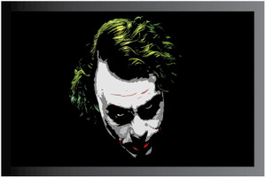 Joker Frame Poster For Room Synthetic Wood Gloss Lamination F190 Paper ...
