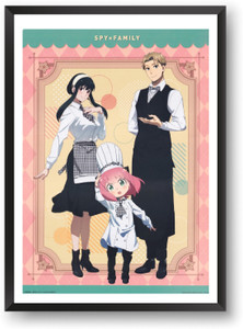 ANIME POSTER FRAME - ANYA (SPY X FAMILY) - Black Framed Wall Poster For ...