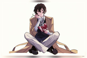 Bungou Stray Dogs Dazai Osamu Anime Series Matte Finish Poster Paper ...