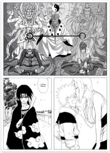 Naruto Anime Shinobi Manga Panel 05 Wall Poster Paper Print - Comics ...