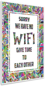 Poster for Room and Office-Motivational Funny Poster-Life without WiFi ...