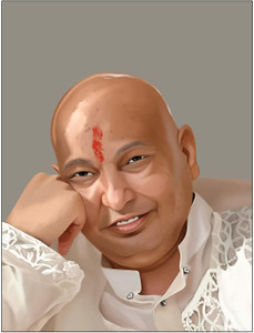 A4 Size Guruji Swaroop Vector Digital Photo Without Frame | HD Quality ...