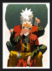 Naruto x Jiraya Sensei | Naruto Frames & Posters | Anime Paper Print ...