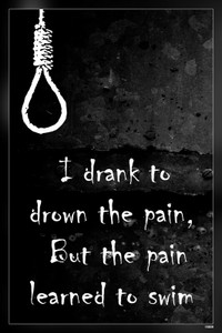 Quote Depressed Depression Quotes Matte Finish Poster Paper Print ...