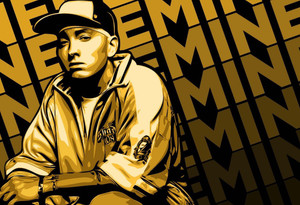 Poster Eminem sl-12869 (LARGE Poster, 36x24 Inches, Banner Media ...