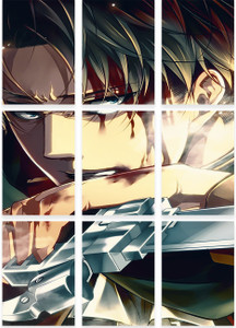 levi Block kit for your wall anime wall poster attack on titan poster ...